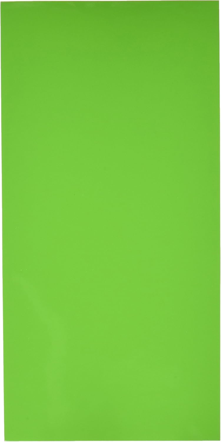 Amazon.com: Vinyl Ease 6" x 12" 24 Sheets Glossy Lime Green Permanent ...