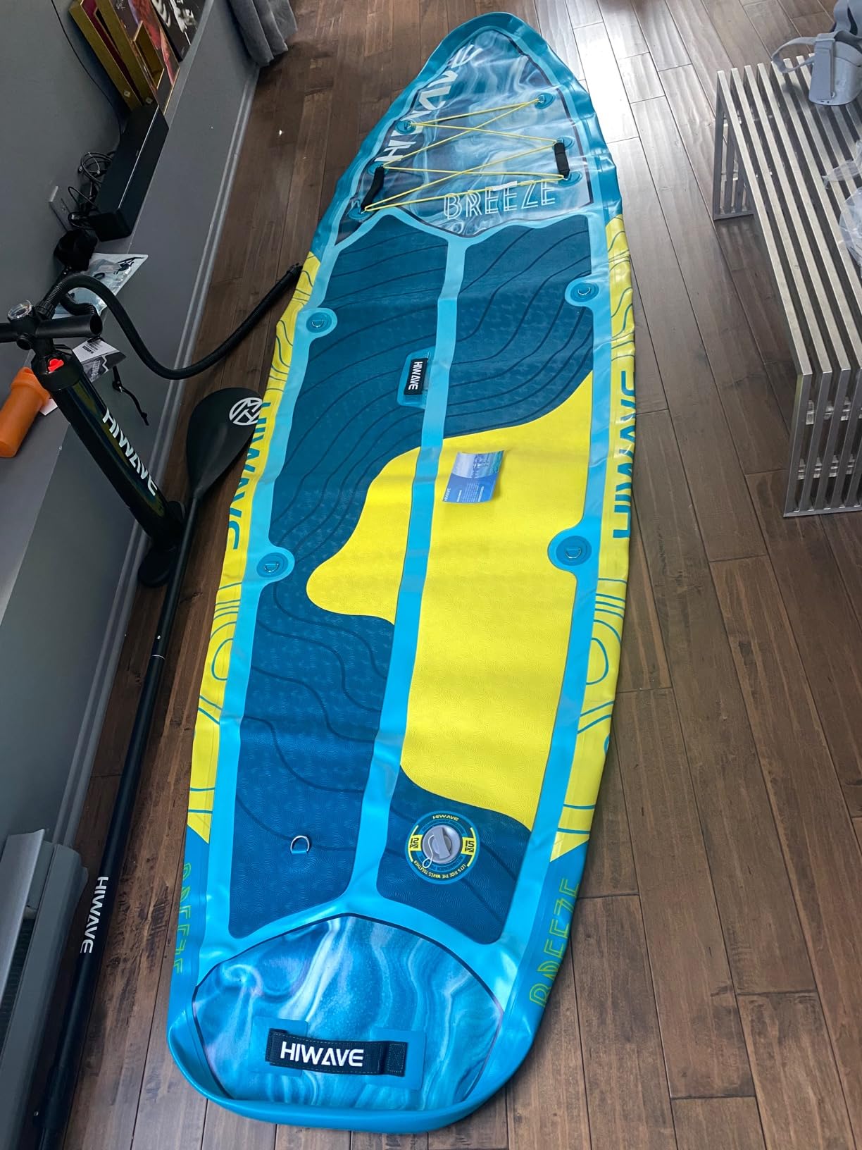 Hiwave Inflatable Stand Up Paddle Board 11’*34”*6” Sup Board, 350lbs ...