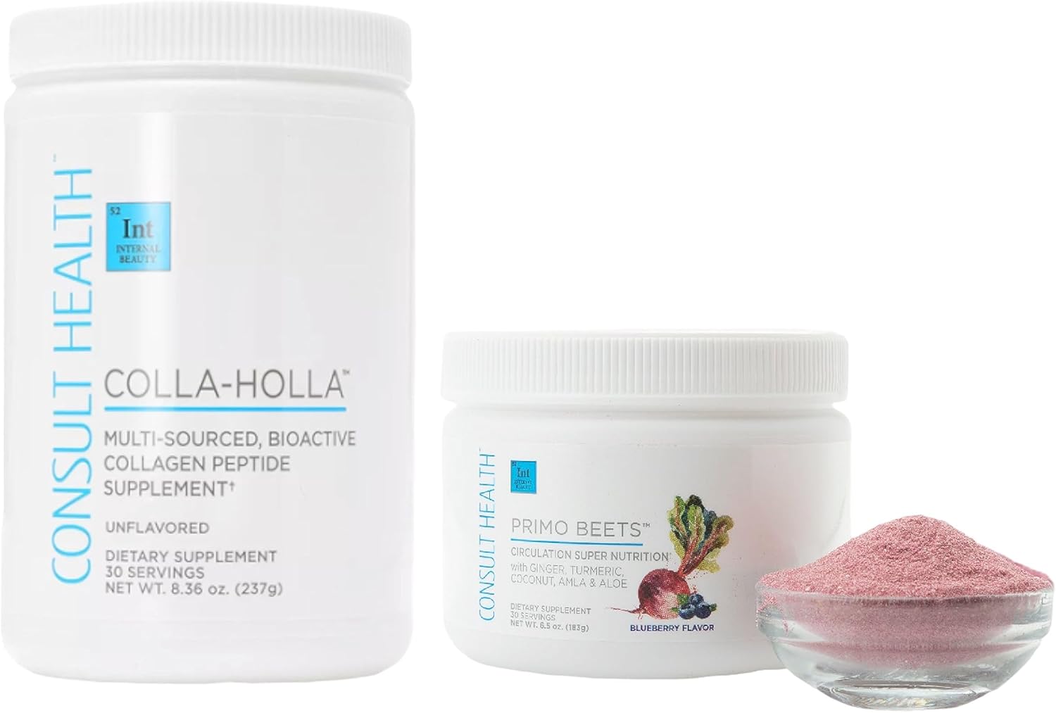 Amazon.com: Consult Health Collagen & Beet Root Powder Nitric Oxide ...