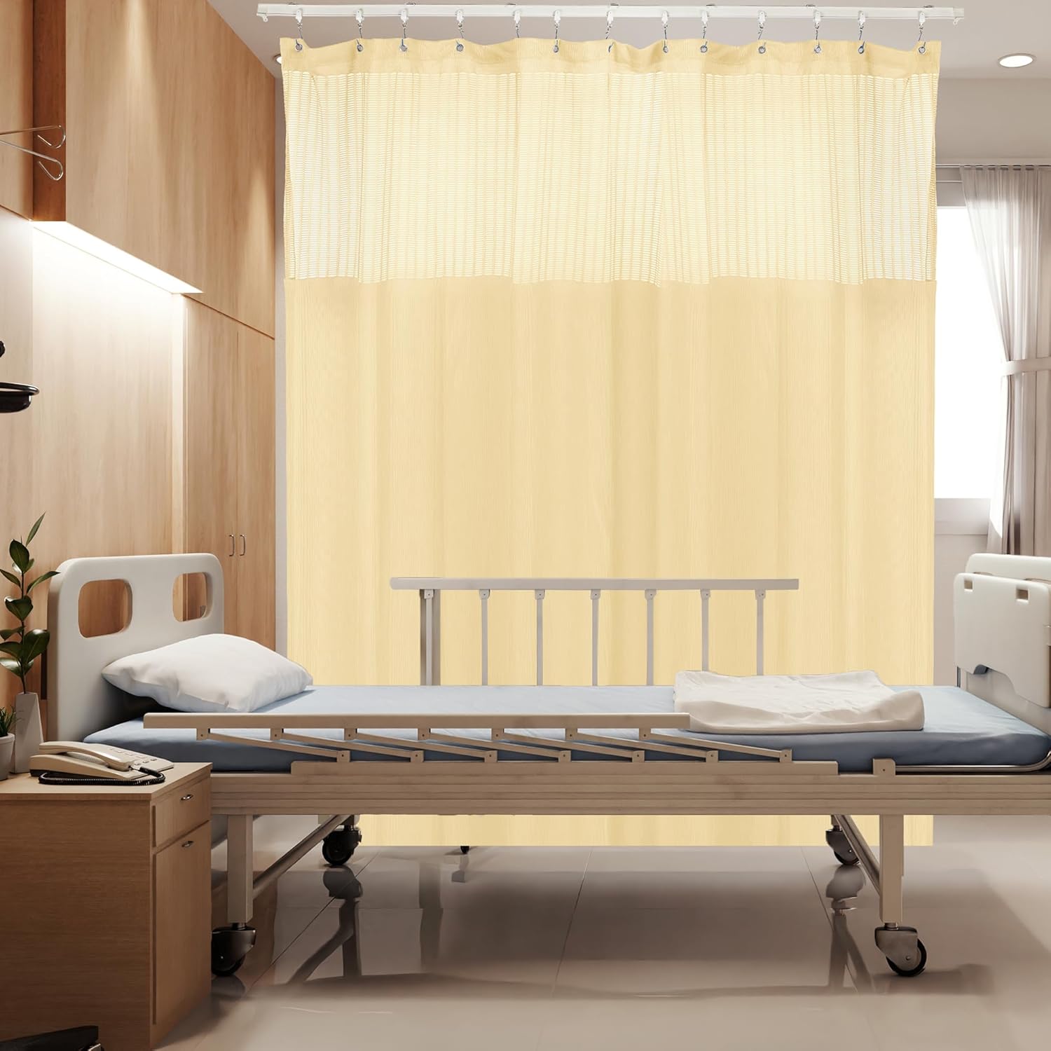 Amazon.com - TCUSSIF Flame Retardant Hospital Curtain Room Divider ...