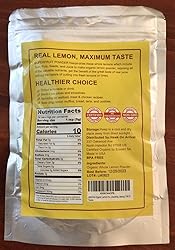 Amazon.com: ORGFUN Original Lemon Powder Made with Real Lemons, Freeze Dried Juice Powder ...