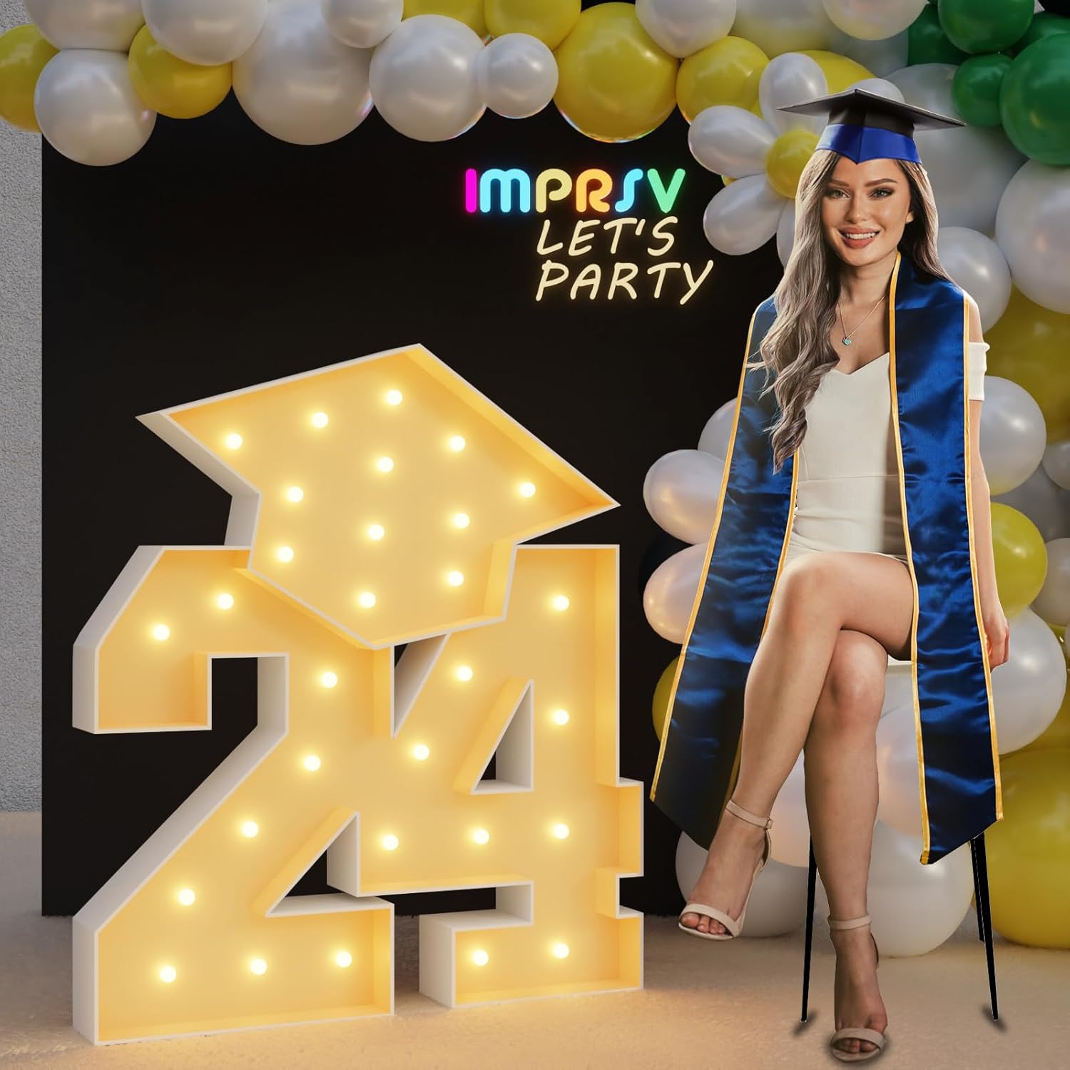 Graduation Decorations 2024 Party Numbers: 3FT Nepal | Ubuy