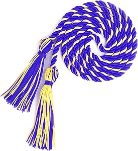 Amazon.com: Blue Gold Graduation Cords, Cords for Graduation 2024 ...
