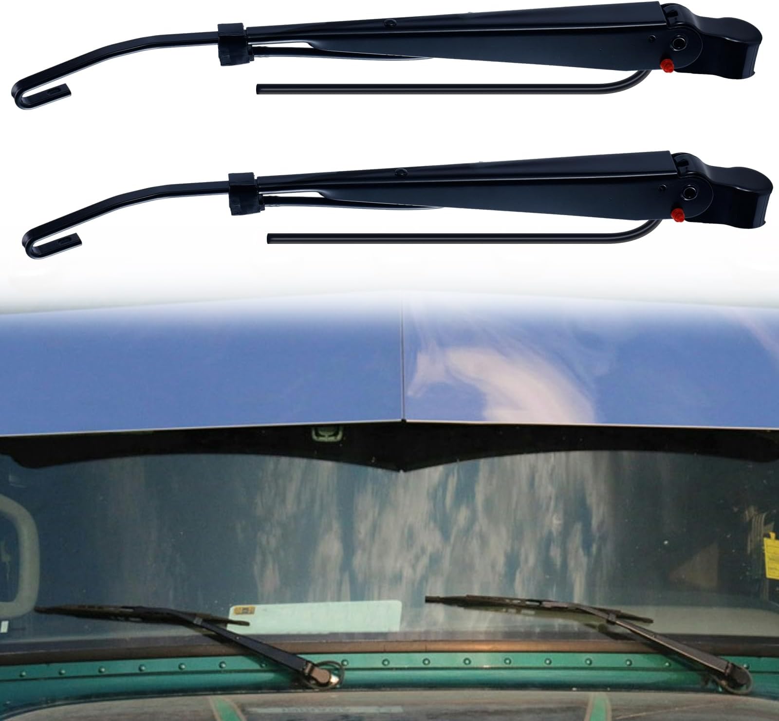 Amazon.com: 2 Pack Windshield Wiper Arm for peterbilt 379 1990-2007, LH ...