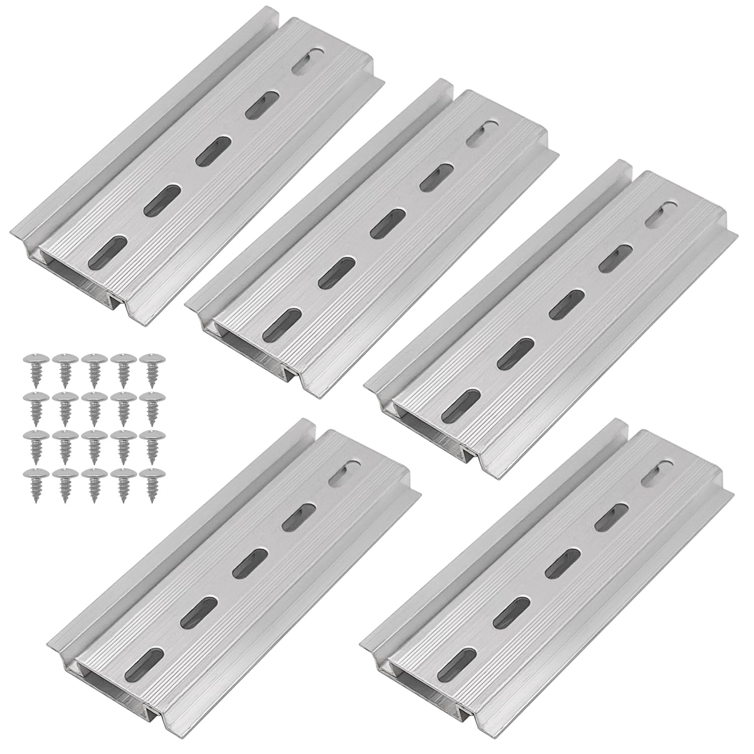 Amazon.com: 10 Piece Aluminum DIN Rails, 4 Inches Long, 35mm Wide, 7 ...