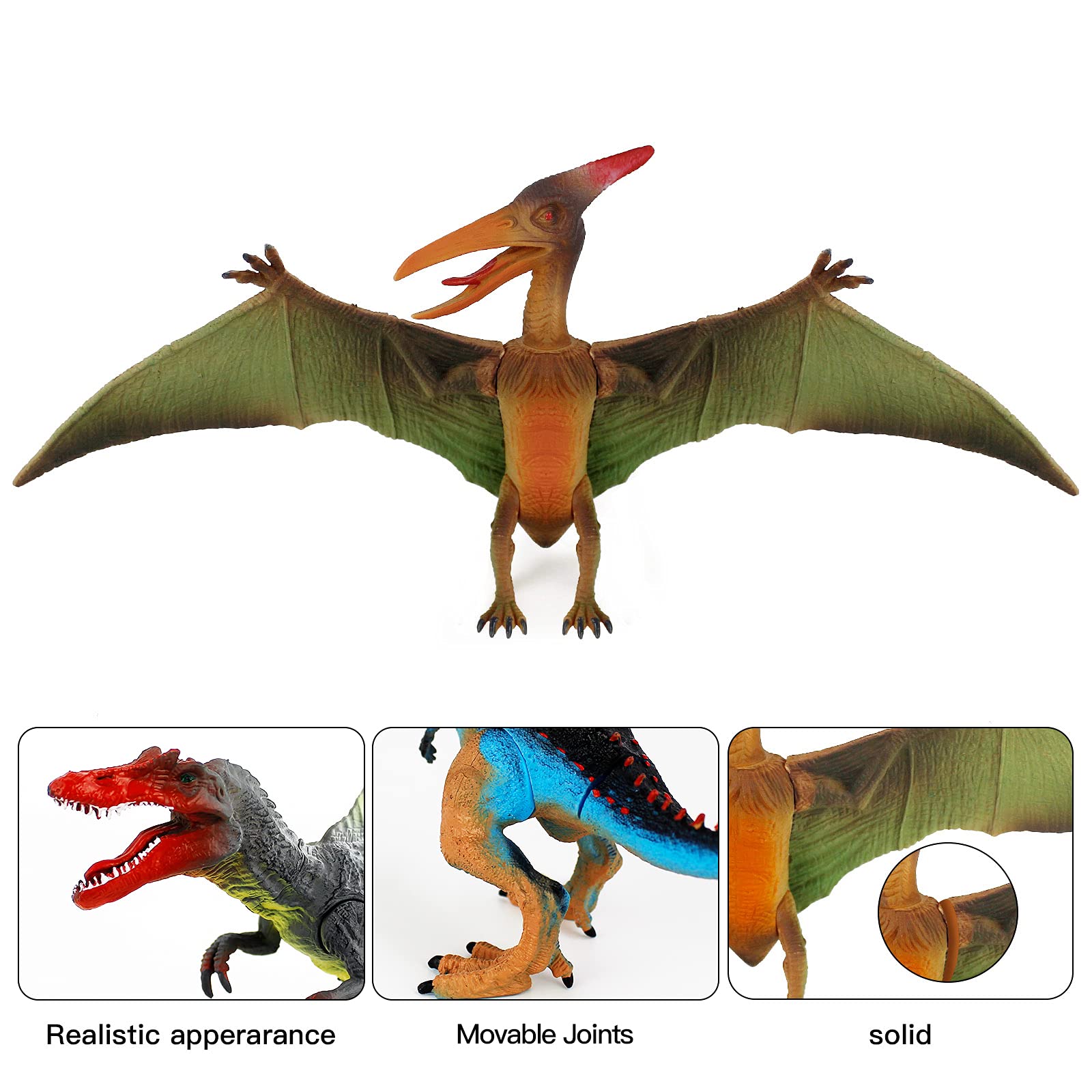 Color Changing Spinosaurus Carnotaurus Quetzalcoatlus Suit Jurassic ...