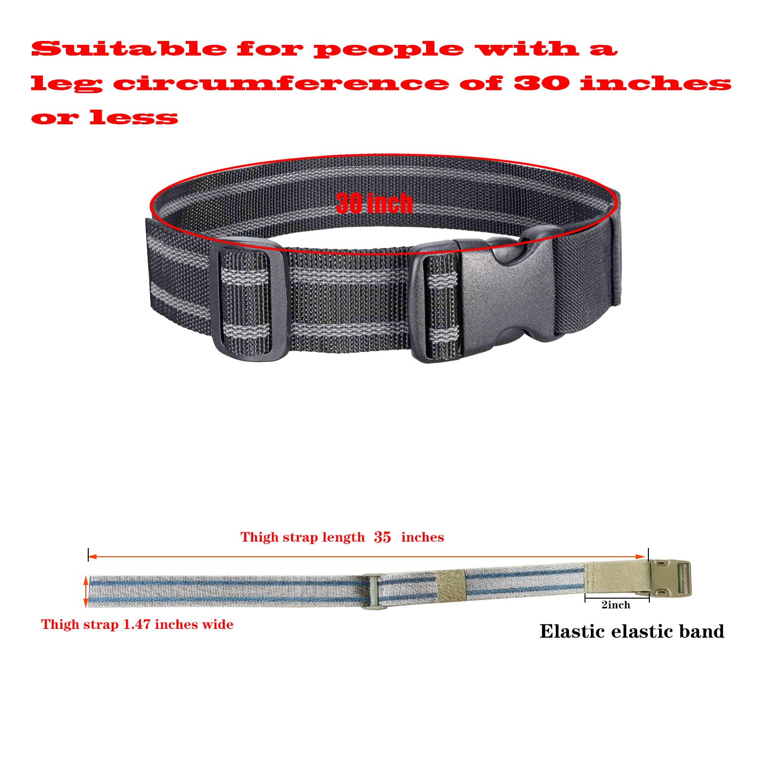 Snapklik.com : Leg Strap EDC Tactical Thigh Belt For Gun Holster