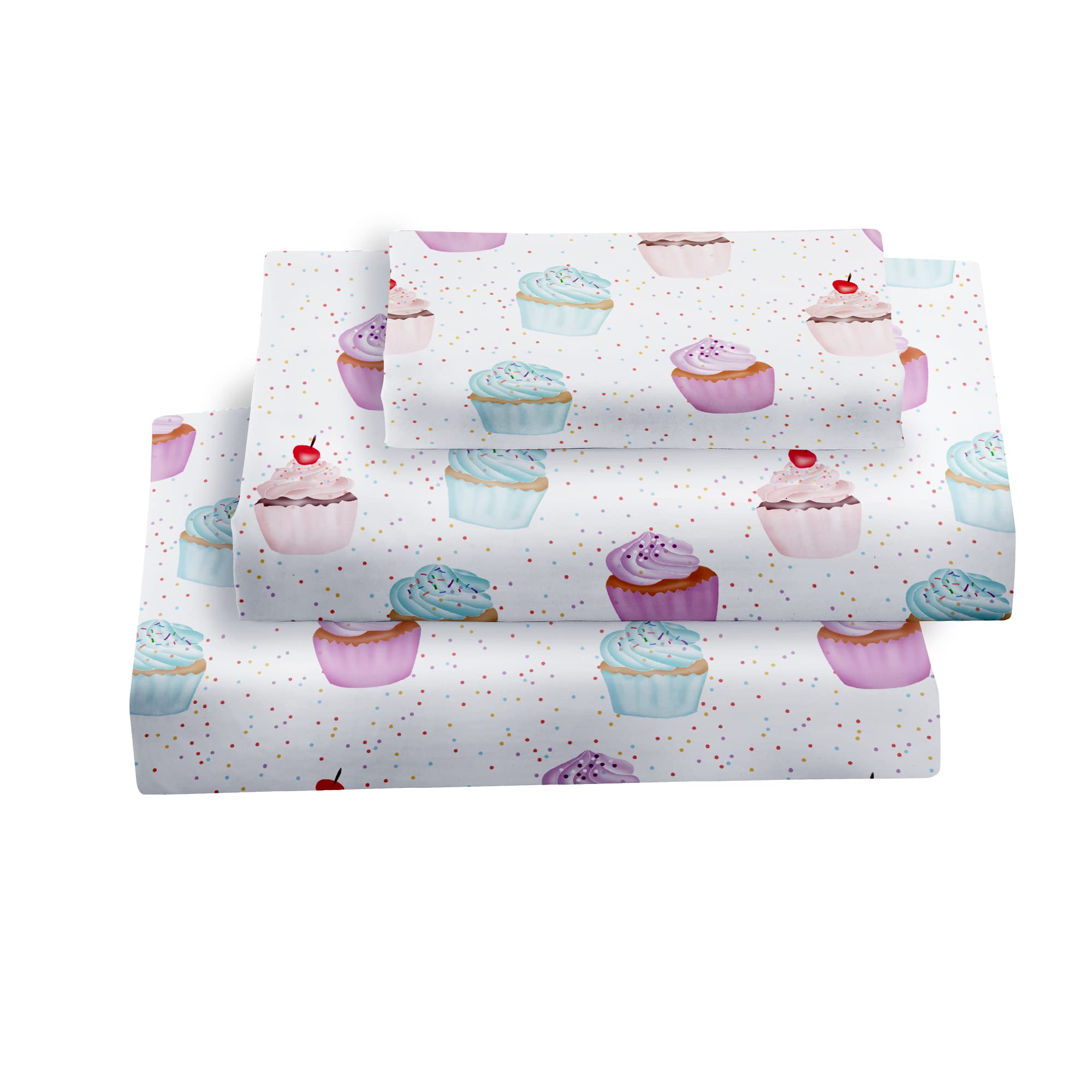 Amazon.com: Softan Bed Sheet Set for Kids Girls, Twin Size Kids Sheets ...