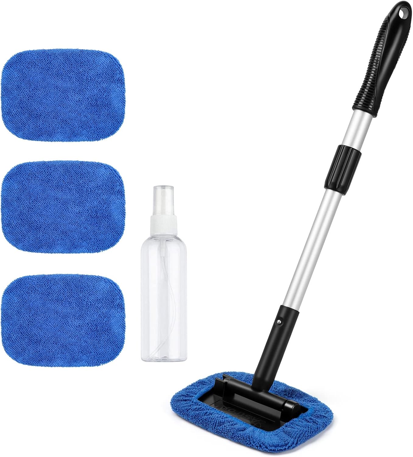 AstroAI Car Windscreen Cleaner, 4 Reusable and Washable Microfiber Pads ...