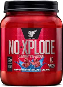 BSN N.O XPLODE 60SERVING BLUE RASPBERRY : Buy Online at Best Price in ...