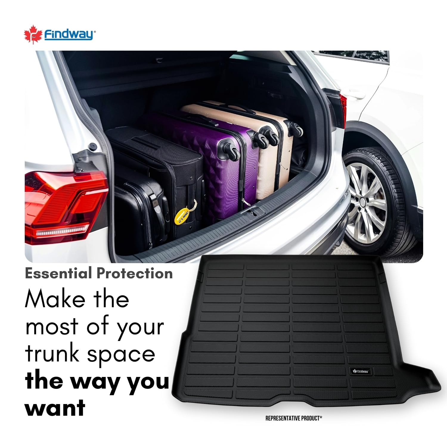 Trunk Liner 3D Floor Mats Boot Liner For Polestar 2 2021-2025 All ...