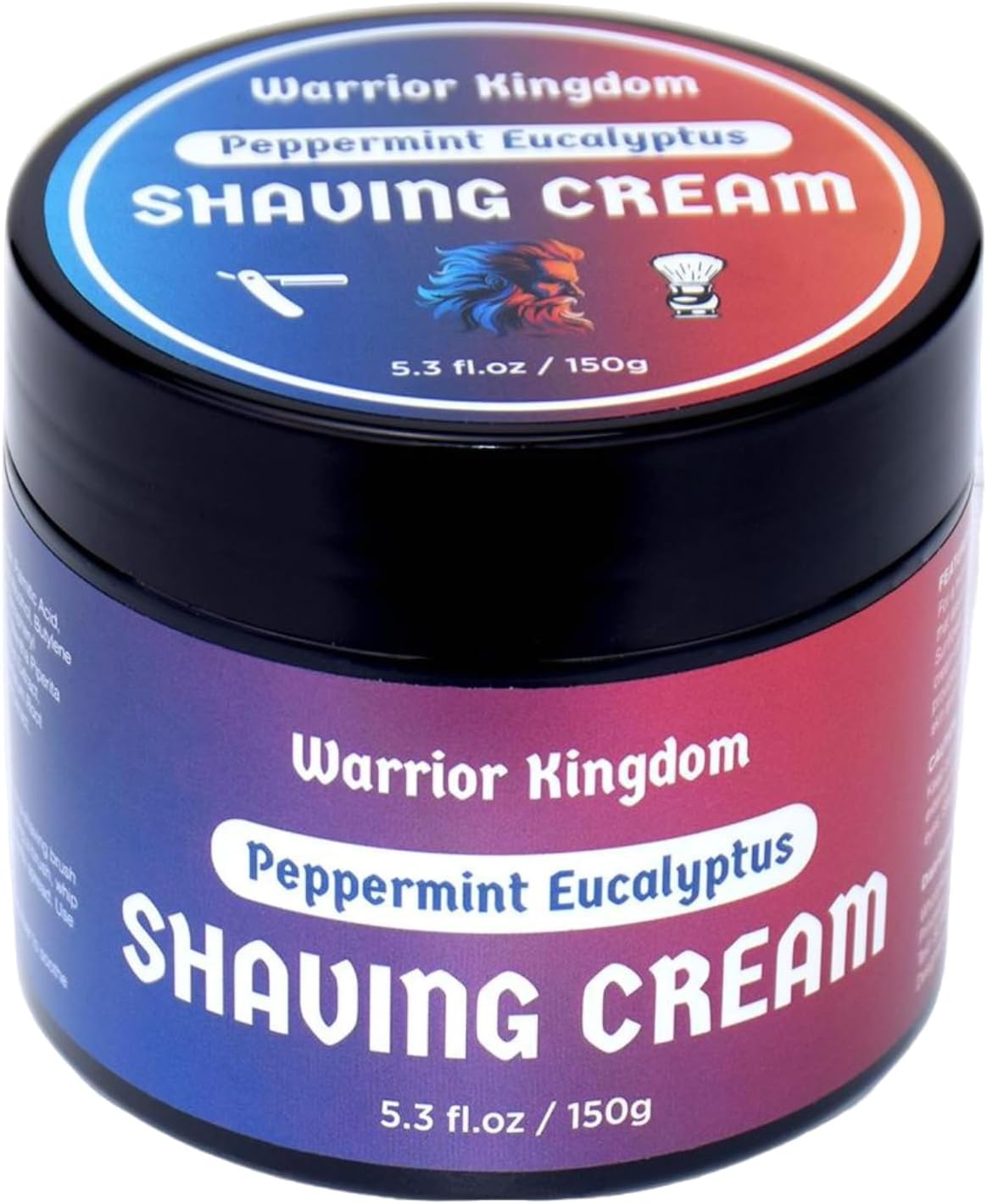 Amazon.com: Warrior Kingdom Luxury Shaving Cream - Peppermint ...