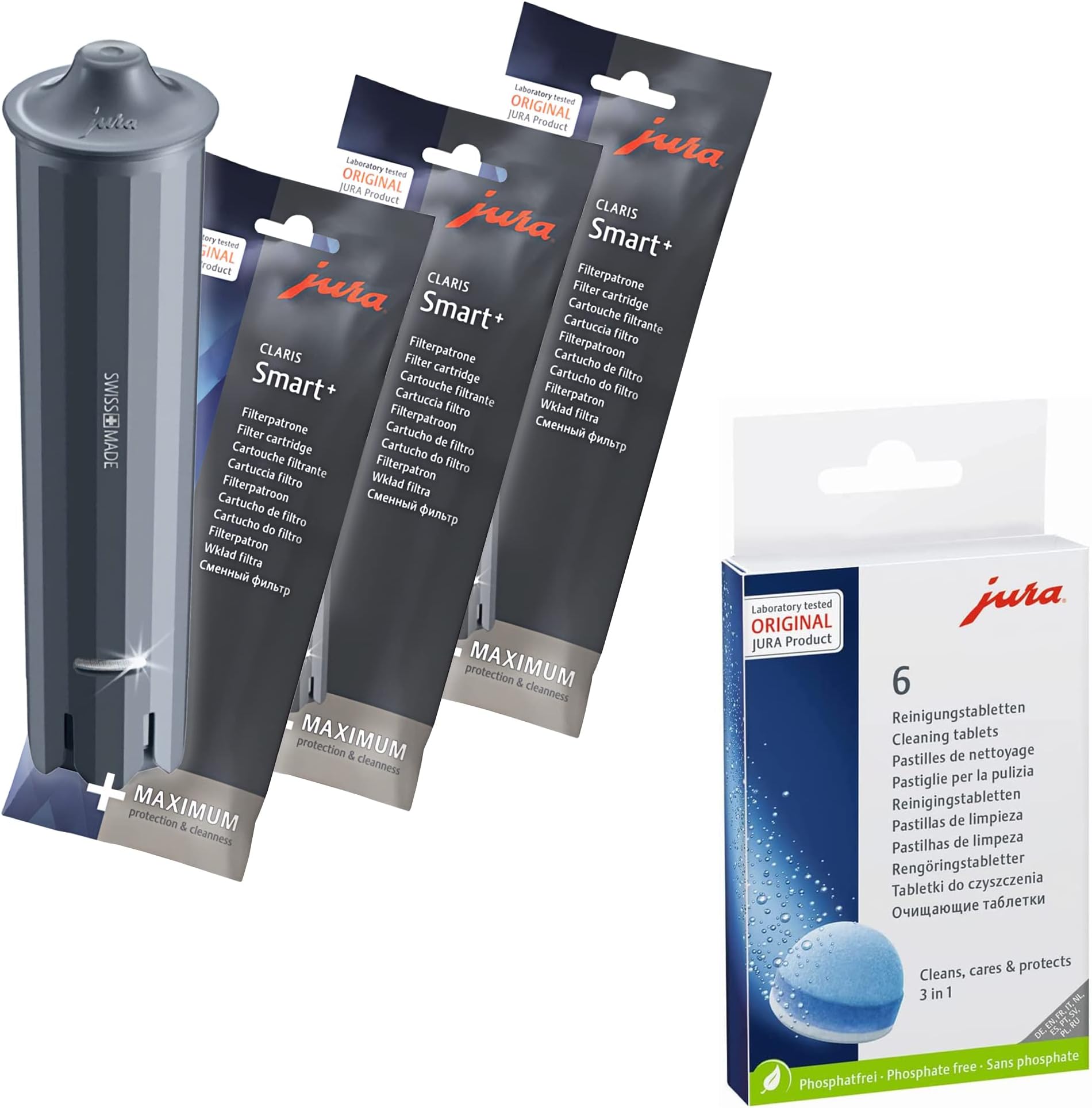 Amazon.com: Jura Capresso Cleaning Tablet 6-pk and Capresso 66281 9 ...