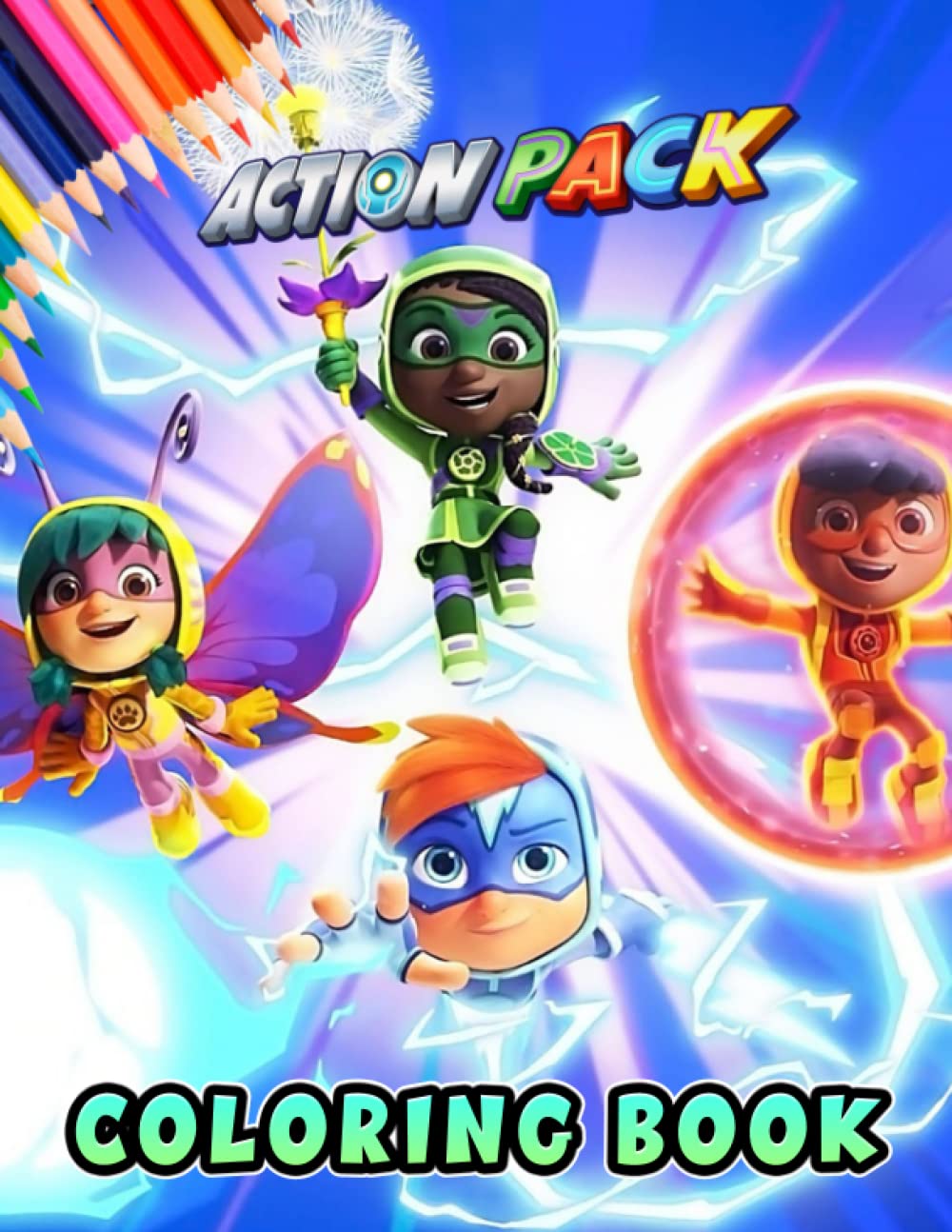 Action Pack Coloring Book Perfect Coloring Book For Adults And Kids ...