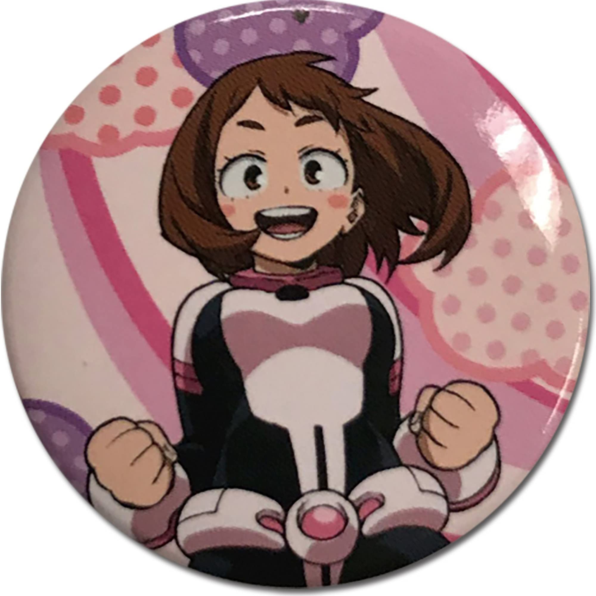 Amazon.com: My Hero Academia- Ochaco #1 Button : Clothing, Shoes & Jewelry
