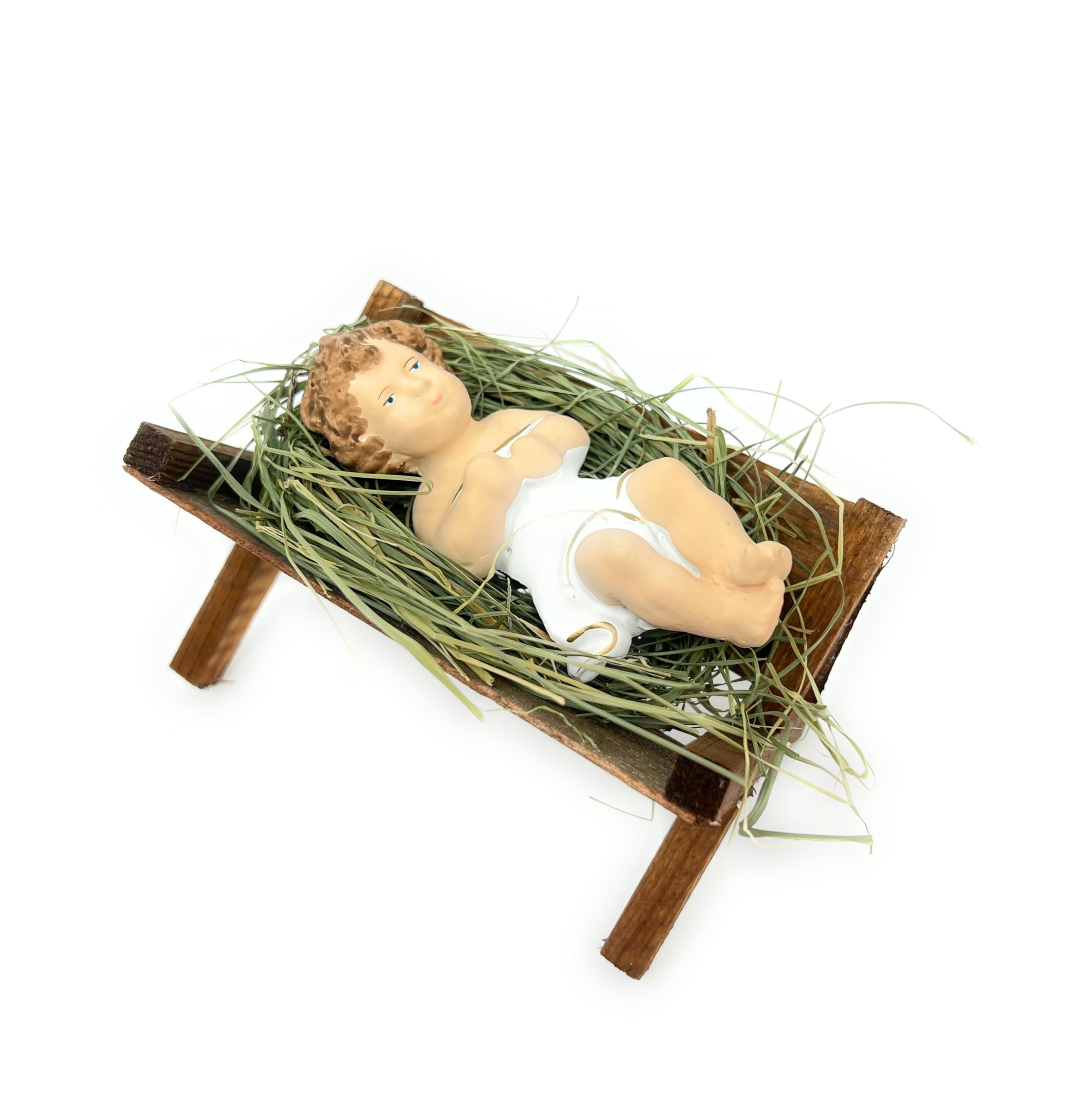 Amazon.com: Polish Gallery 3.5" Tall Baby Jesus Christ Figure in Wooden ...