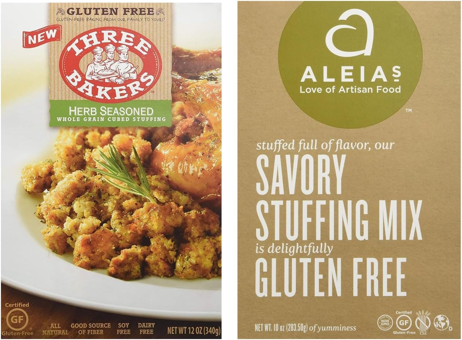 Amazon.com : Boudin Bakery Sourdough Organic Herb Stuffing, 2 lbs ...