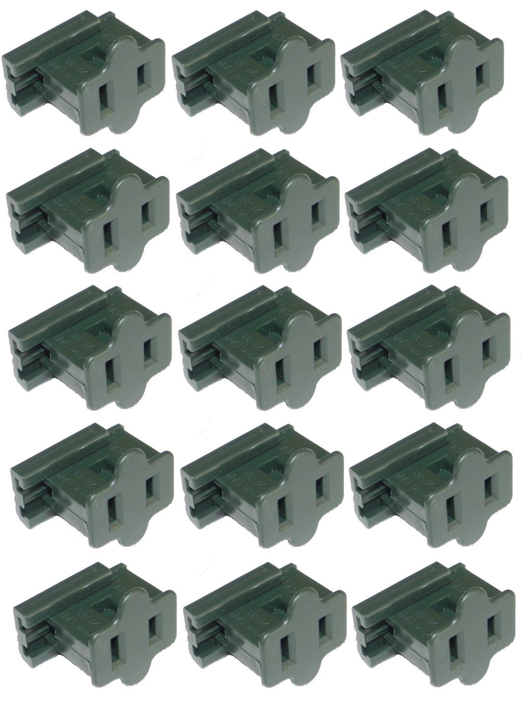 15 Gilbert/Vampire/Zip Plug, Female, SPT-1, 18 Gauge - Slide On - Dark ...