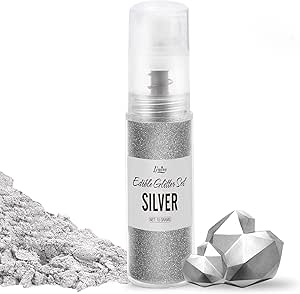 Edible Glitter Spray - 10g Edible Luster Dust Metallic Food Grade ...