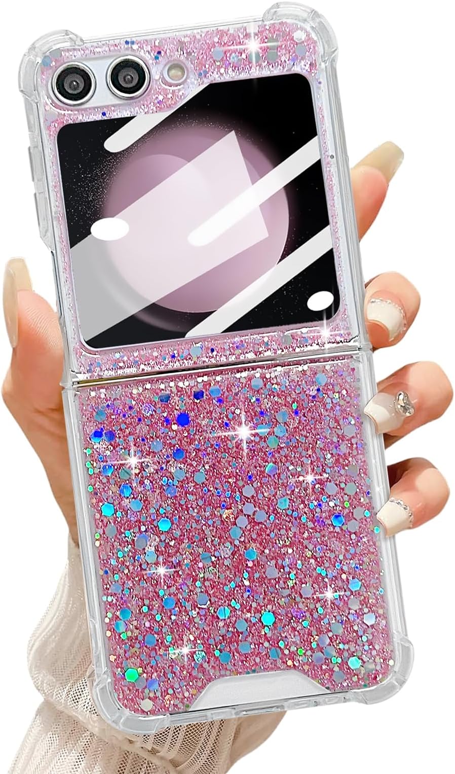 UEEBAI Cute Shiny Bling Glitter Sparkle Sequin Case for Samsung Galaxy ...