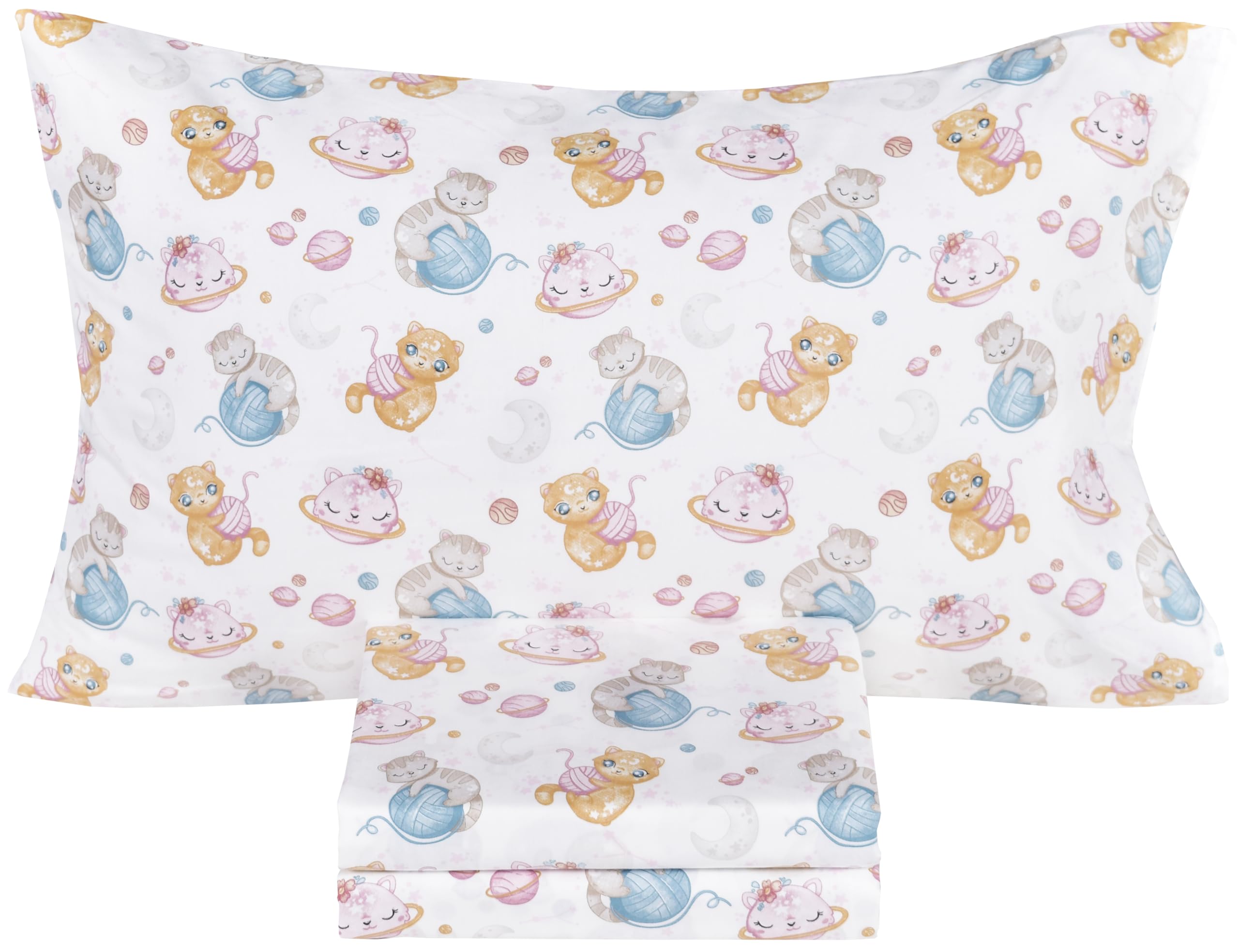 Amazon.com: Scientific Sleep Space Cats Planet Kitty Cute Fun 100% ...