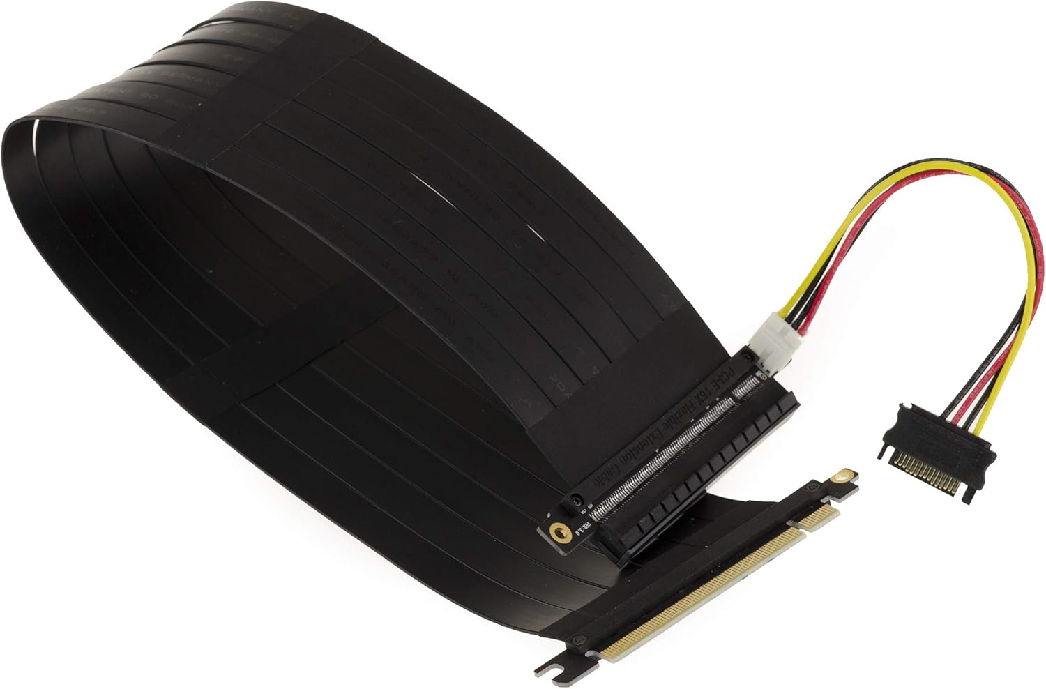 KALEA-INFORMATIQUE 50CM Flexible Pcie riser 16x. PCIe 3.0 compliant and ...