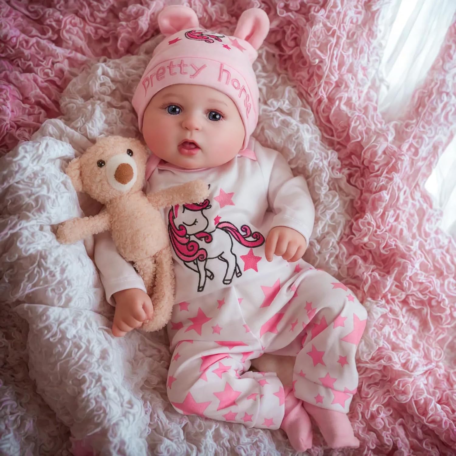 BABESIDE Reborn Baby Dolls - Bailyn, 20 Inch Baby Girl Reborn Dolls ...