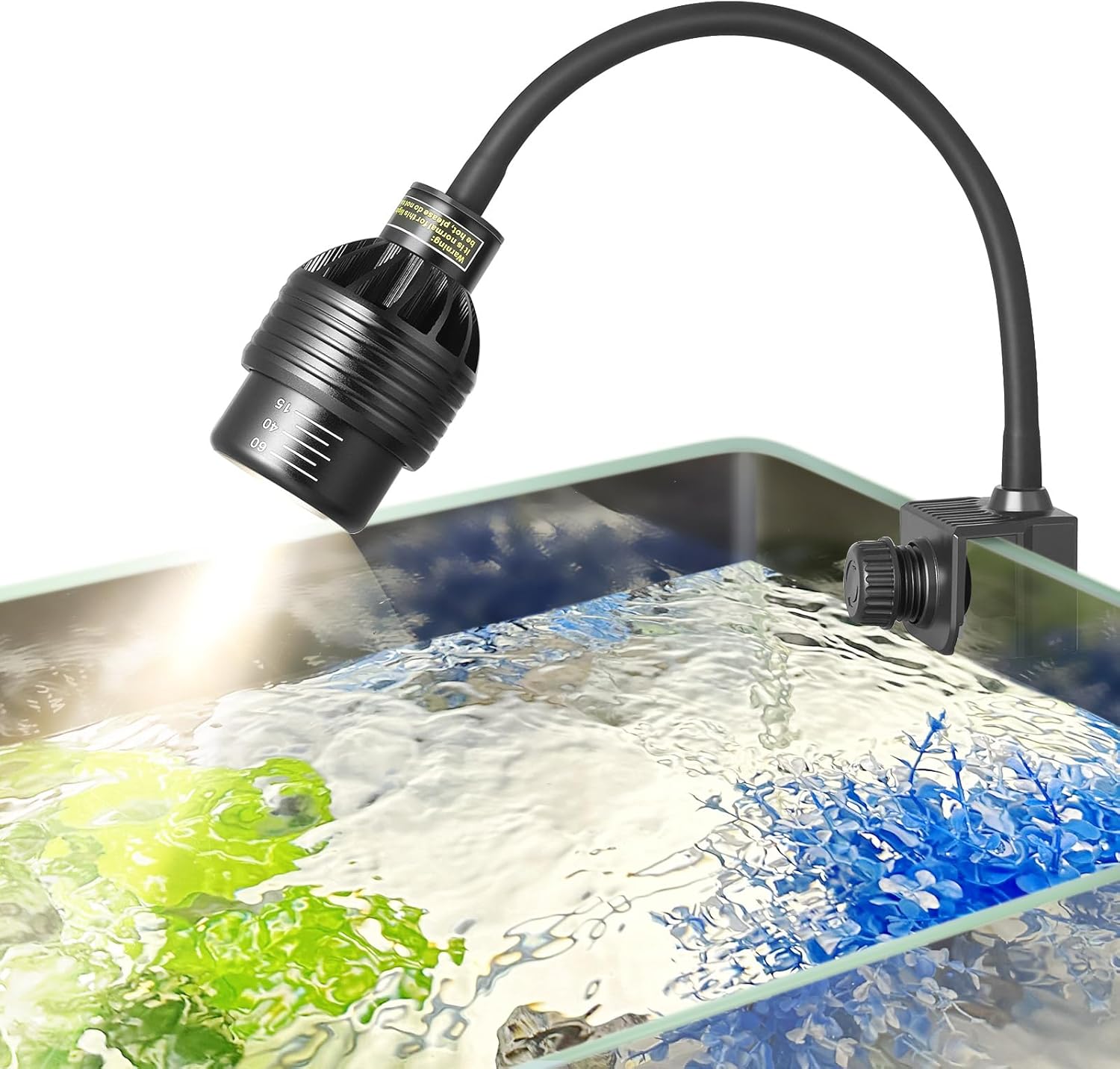 Amazon.com : FEDOUR LED Aquarium Light Full Spectrum, 3 Colors Fish ...