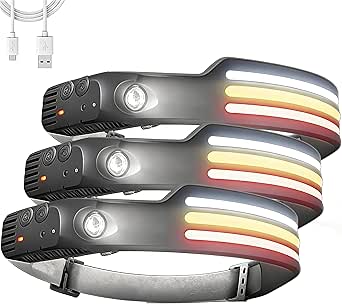 Amazon.com : Fjallbris Headlamp, Ultra-Bright 1000lm Light 230° LED ...