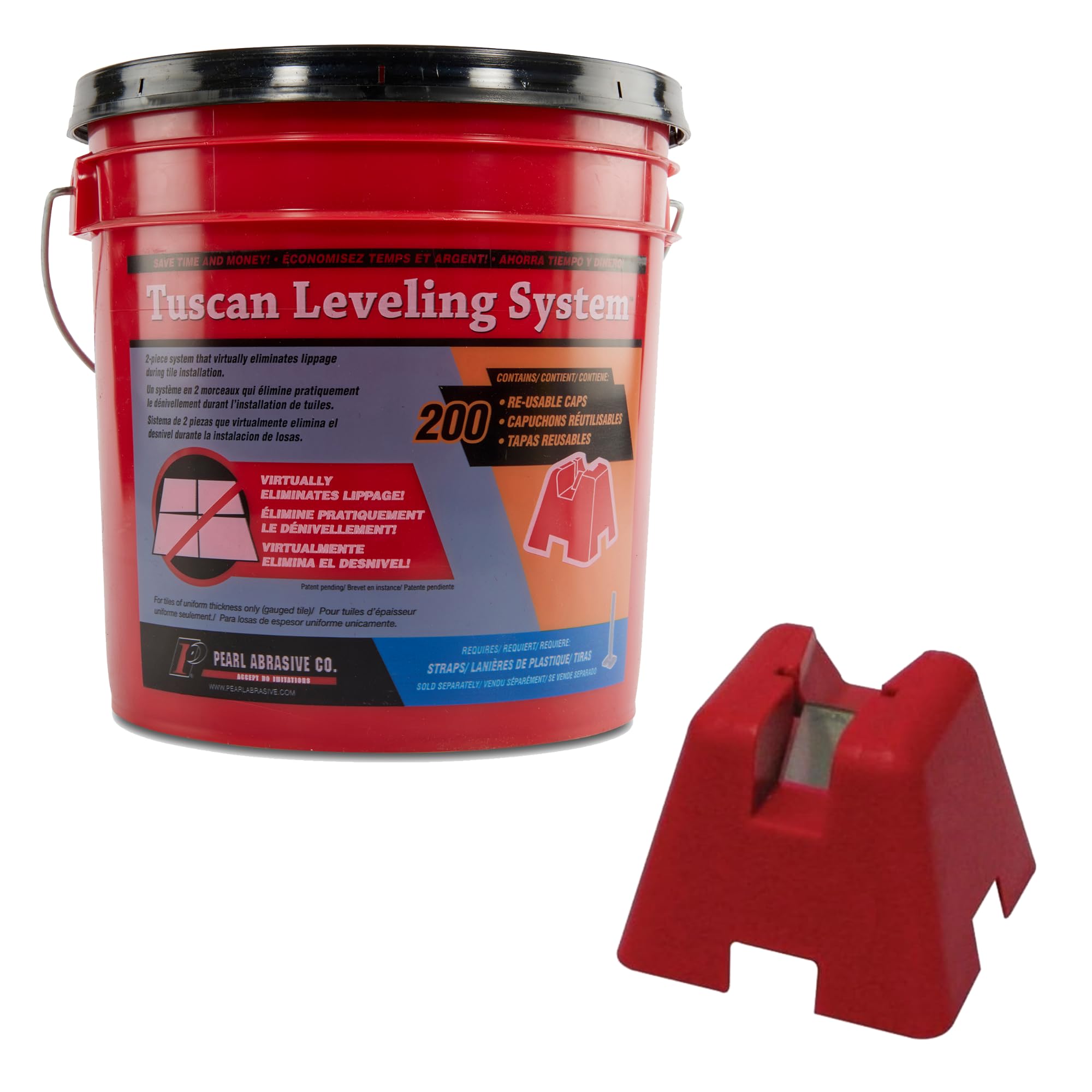 Pearl TLSCAP200 200 Re-Usable Tuscan Leveling System Caps - Faucet ...