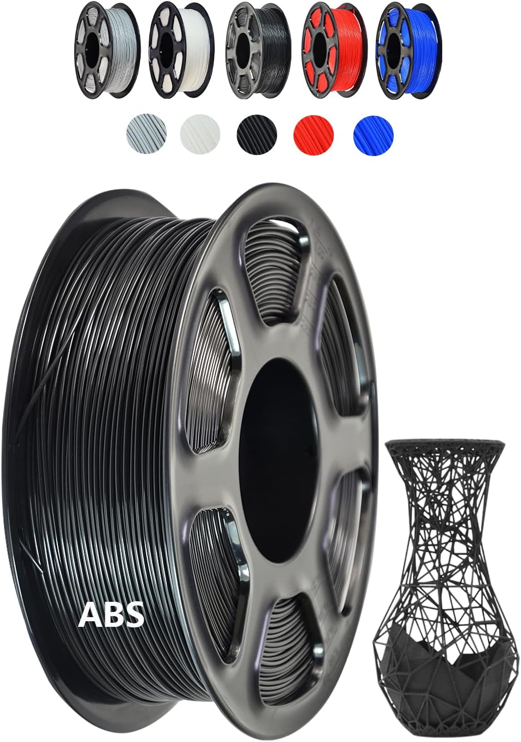 Amazon.co.jp: 【RoHS認証】【直径1.75mm】【高互換性】ABS 3Dフィラメント材料3Dプリンター 3Dペン用 高尺寸精度 高密度 許容誤差精度 +/- 0.02mm ...