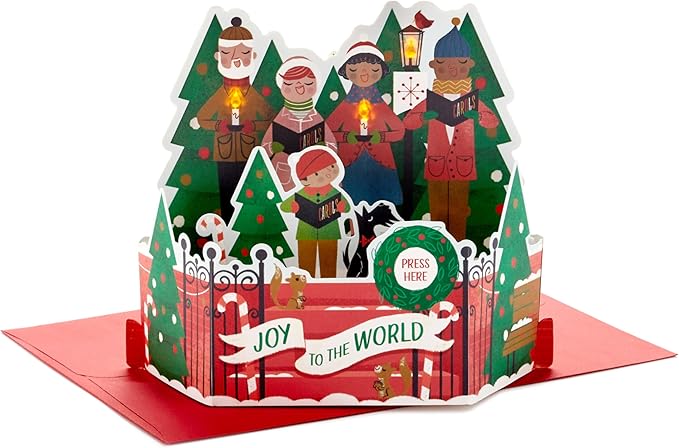Amazon.com : Hallmark Paper Wonder Displayable Musical Pop Up Christmas ...