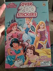 Amazon.com: Disney Princess Sticker Pad Over 200 Stickers : Toys & Games