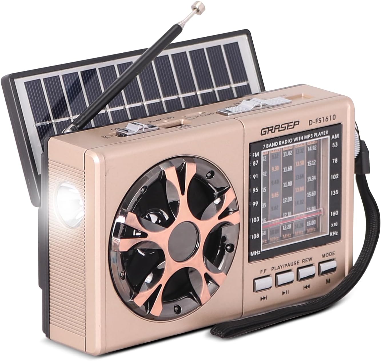 Caixa de Som Bluetooth Rádio Fm Am Retrô Vintage 10W Rms Real Portátil ...