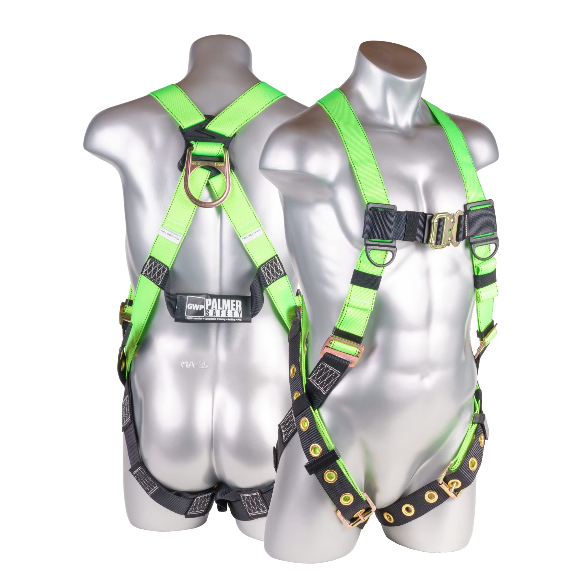 Buy Palmer Safety Full Body Construction Harness 5pt Point Adjustment ...