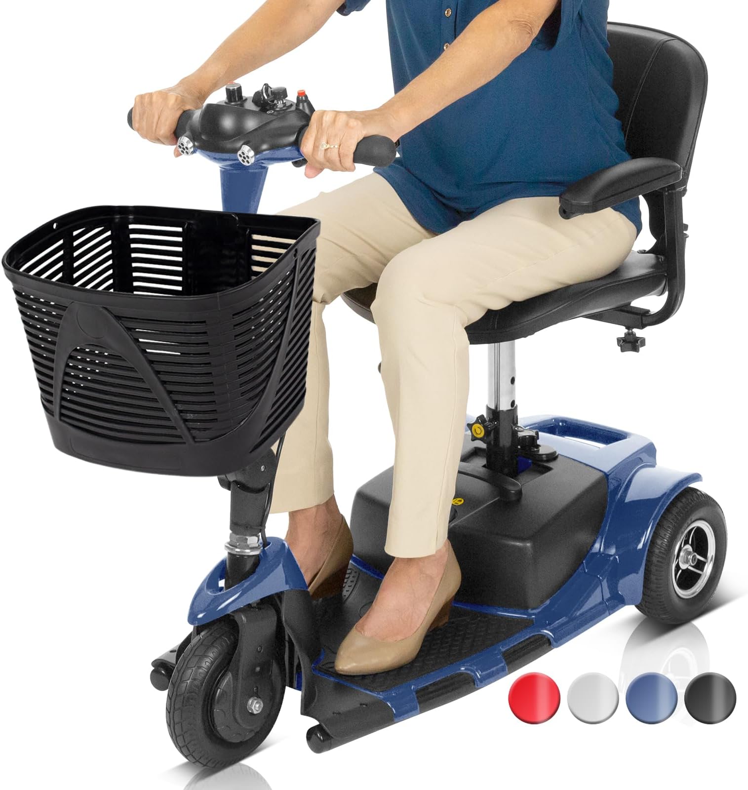 Amazon.com: Vive 3 Wheel Mobility Scooter - Electric Powered Mobile ...
