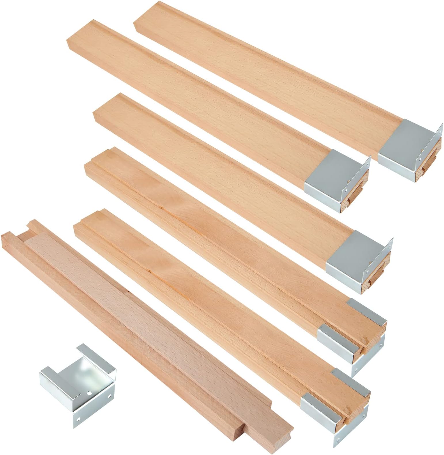 Undermount Concealed Soft Close Drawer Slides 18inch,6 Pairs Full ...