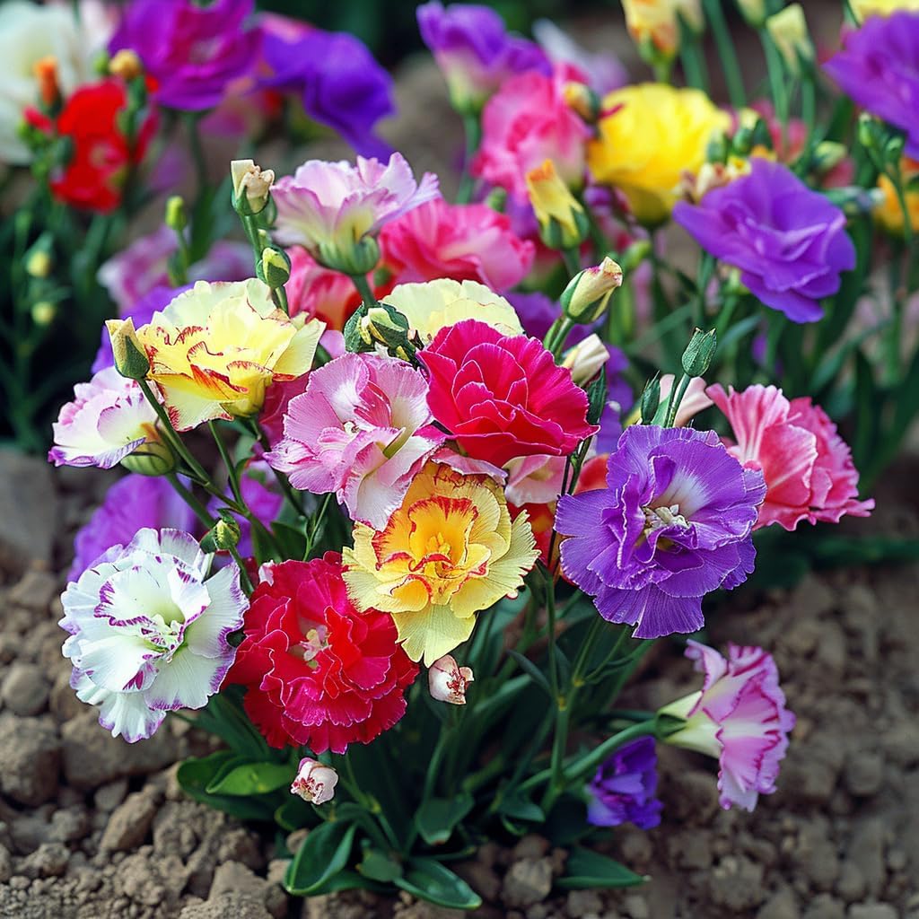 Amazon.com : Vibrant Lisianthus Flower Seeds | Lisianthus Mixed ...