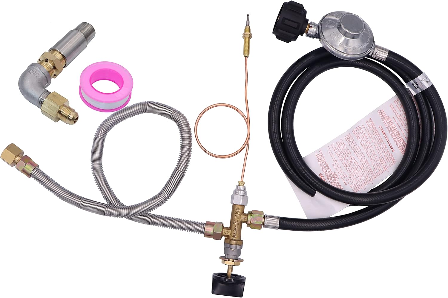 Buy Meter Star CSA Approved Parts Propane Fire Pit/Fireplace Parts Gas ...