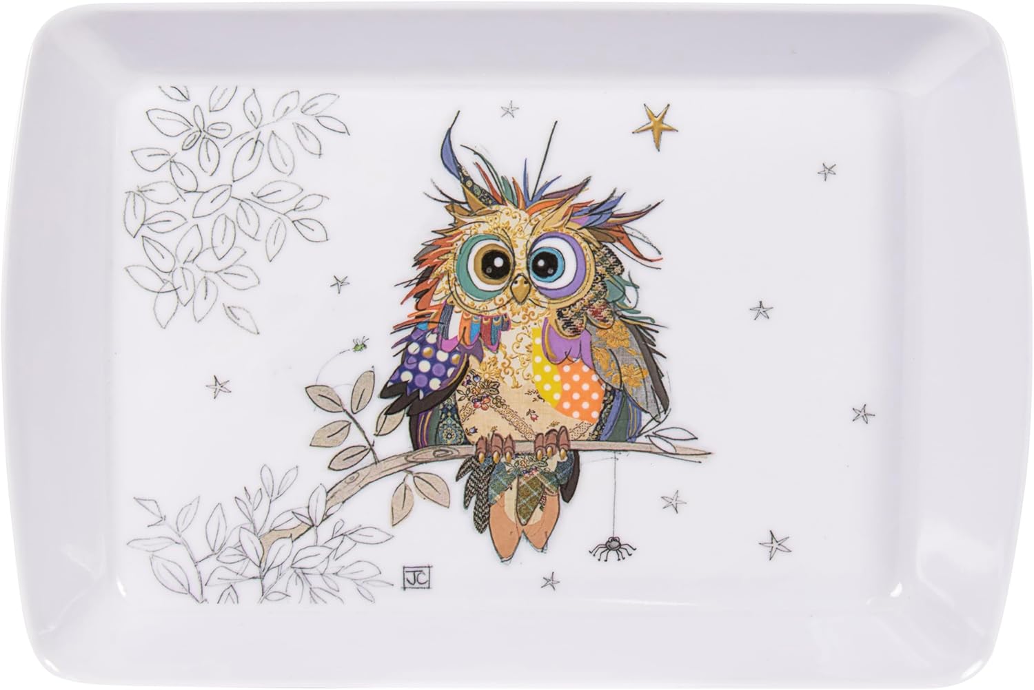 Lesser & Pavey Bug Art Otto Owl Tray For Serving Dishes | Serving Trays ...