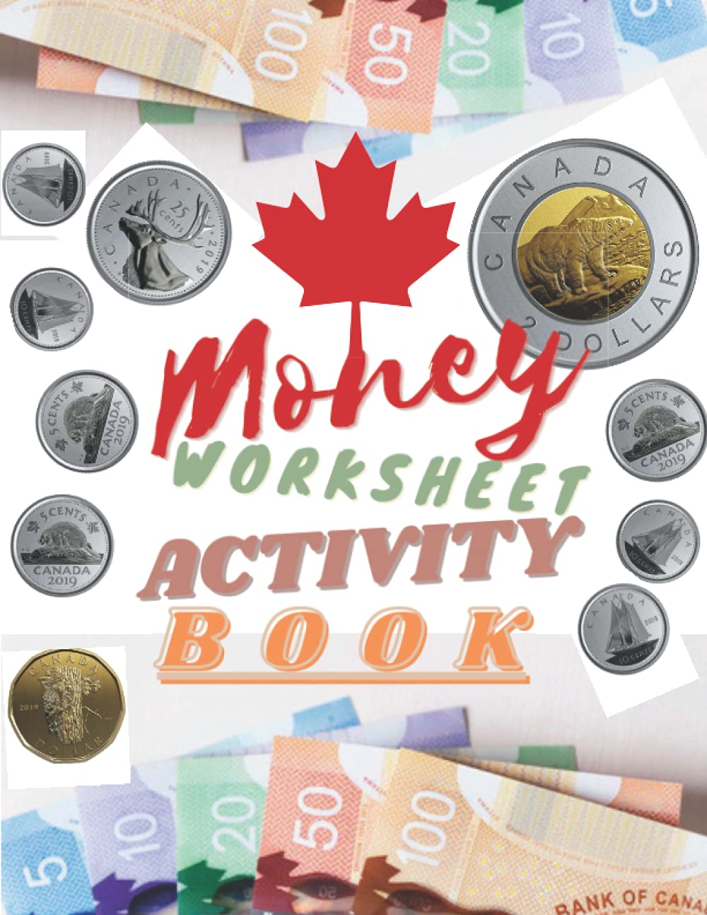 Money Worksheet Activity Book: Canadian Dollars and Cents: Store, RMS ...