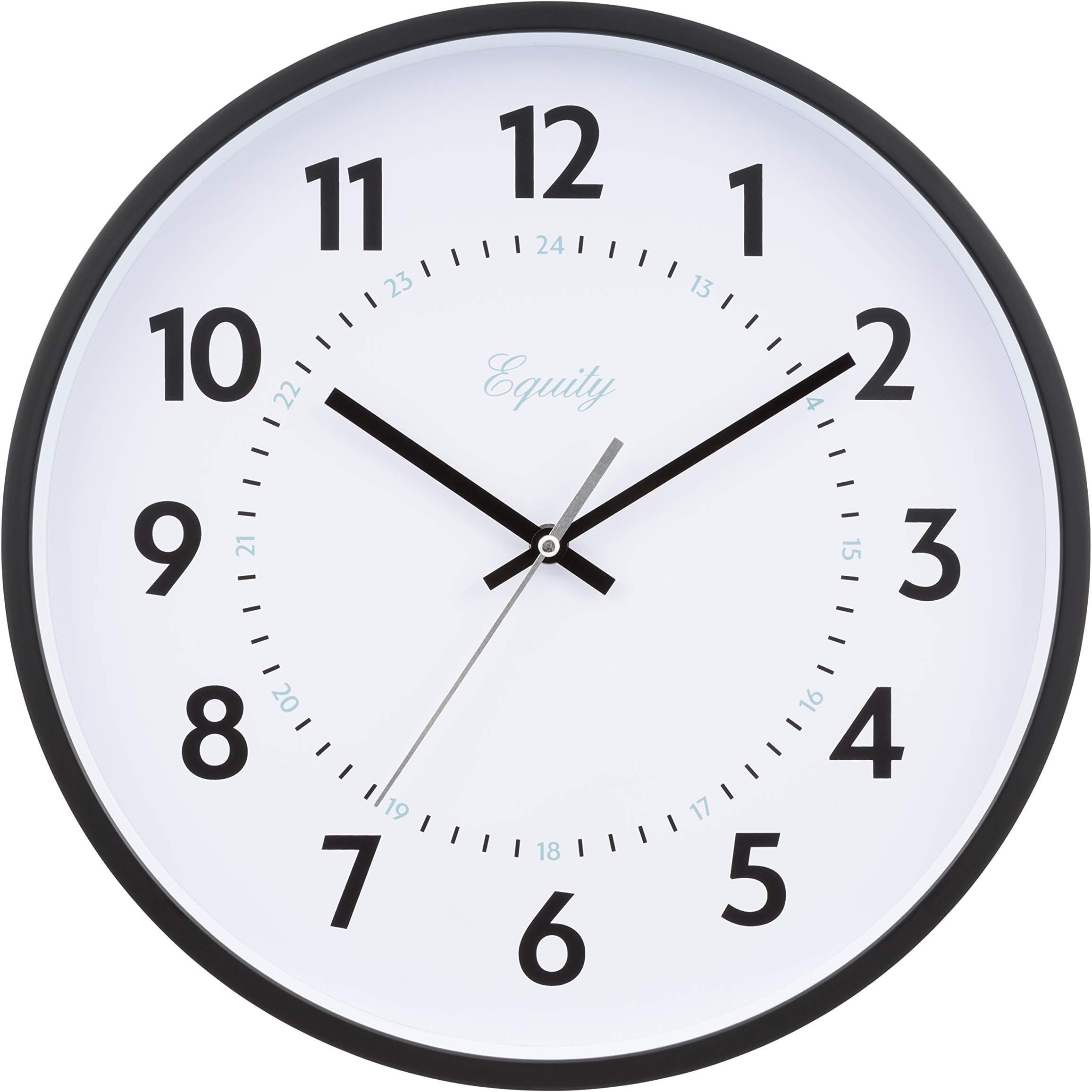 Amazon.com: Equity 25509 14 Inch Basics Commercial Quartz Wall Clock ...