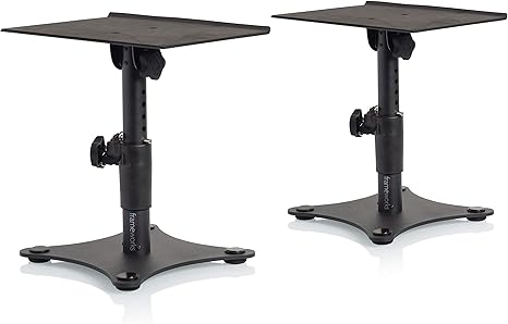 Amazon.com: Gator Frameworks Desktop Studio Monitor and Speaker Stand ...