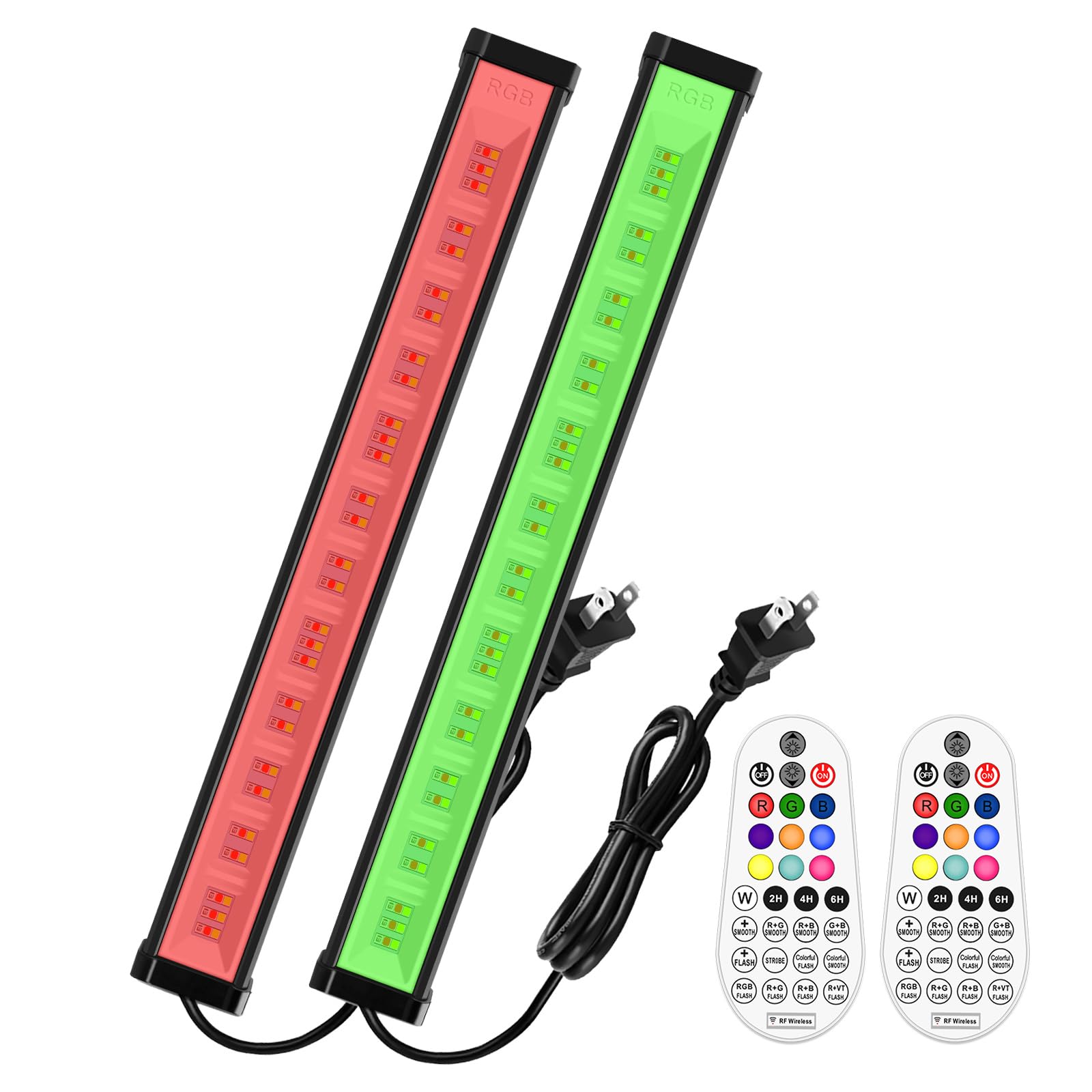 MEIKEE 42W 2Pack RGBW Wall Washer Light, 3350lm, IP66 Waterproof Wash ...