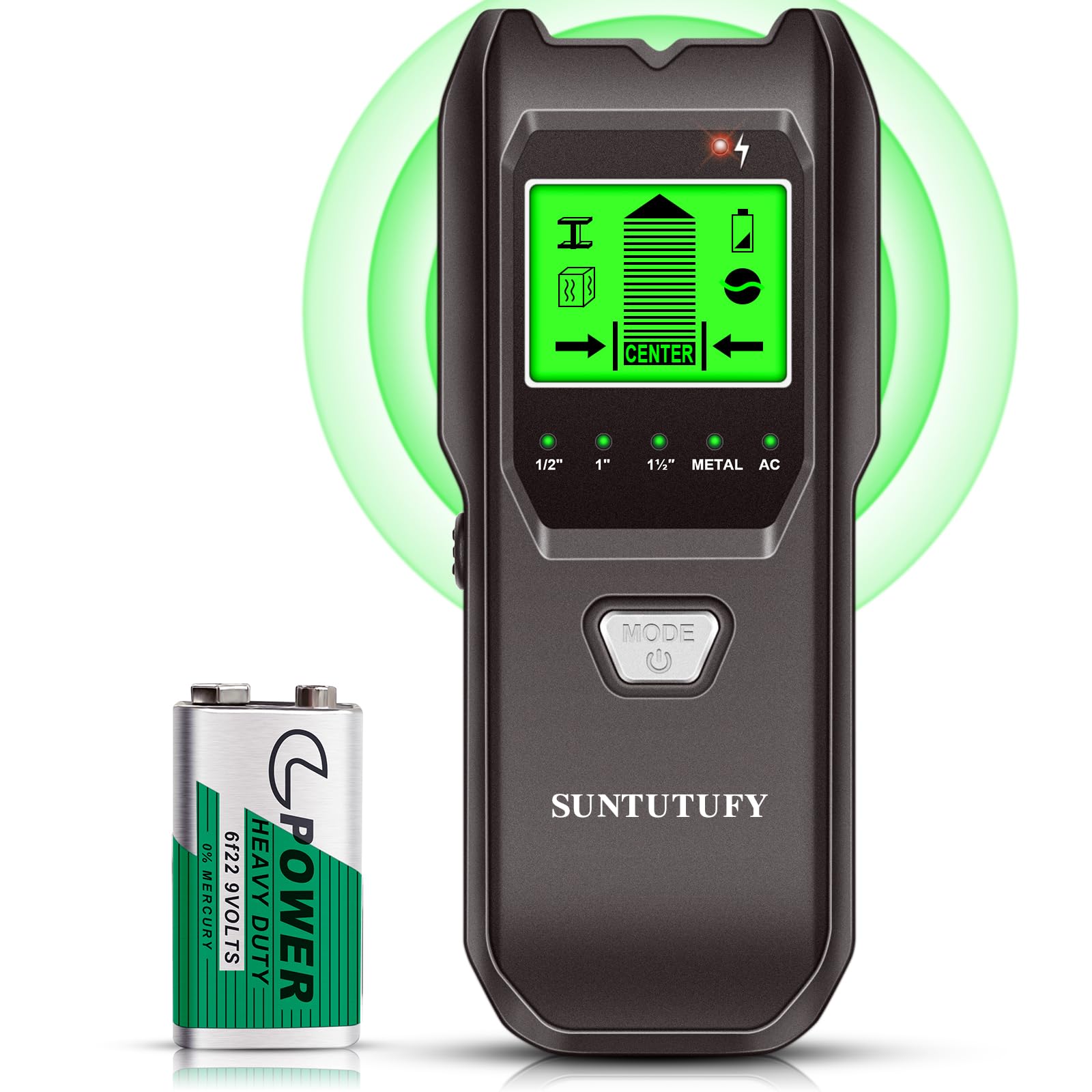 Snapklik.com : Stud Finder Wall Scanner - 5 In 1 Electronic Stud Detector