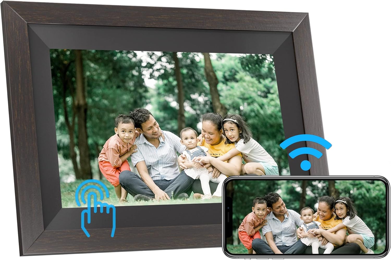 Amazon.com : 10.1 WiFi Digital Photo Frame, SGIN Touch Screen Smart ...