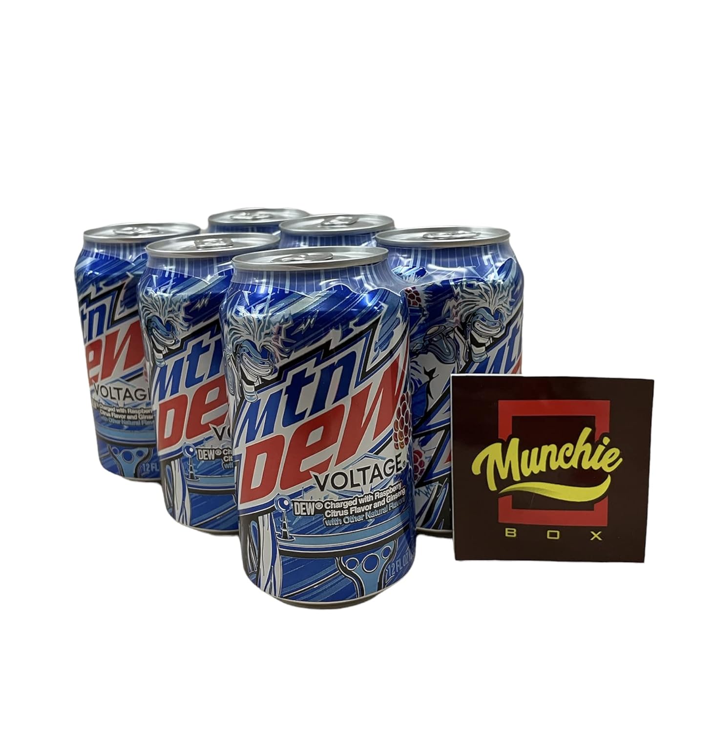 Amazon.com : Voltage Raspberry Citrus - with a Munchie Box Coaster (12 ...