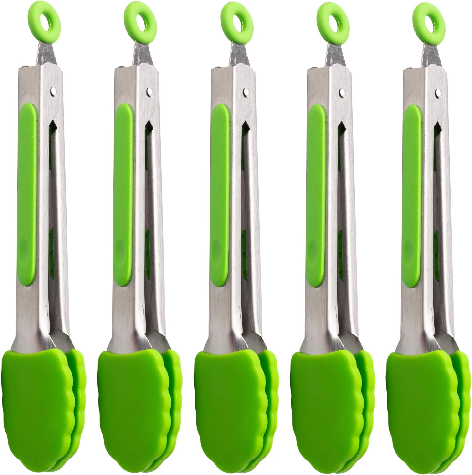 Amazon.com: HiramWare Kitchen Tongs Set of 2 – 9 inch & 12 inch ...