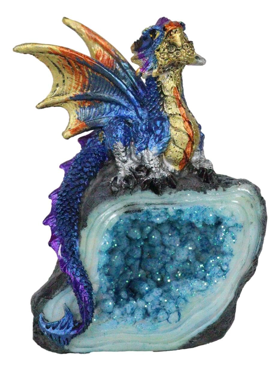 Amazon.com: Ebros Gift Fantasy Iridescent Meteorite Hatchling Dragon ...