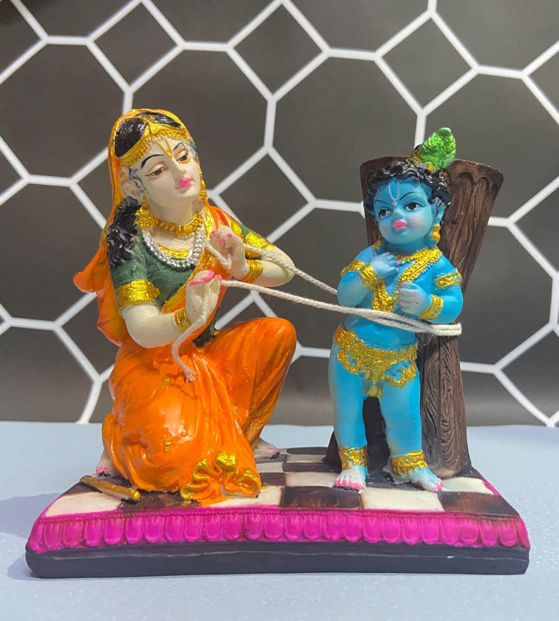 Buy Statuebuddies Yashoda Krishna Statue God Idol Online at Low Prices ...